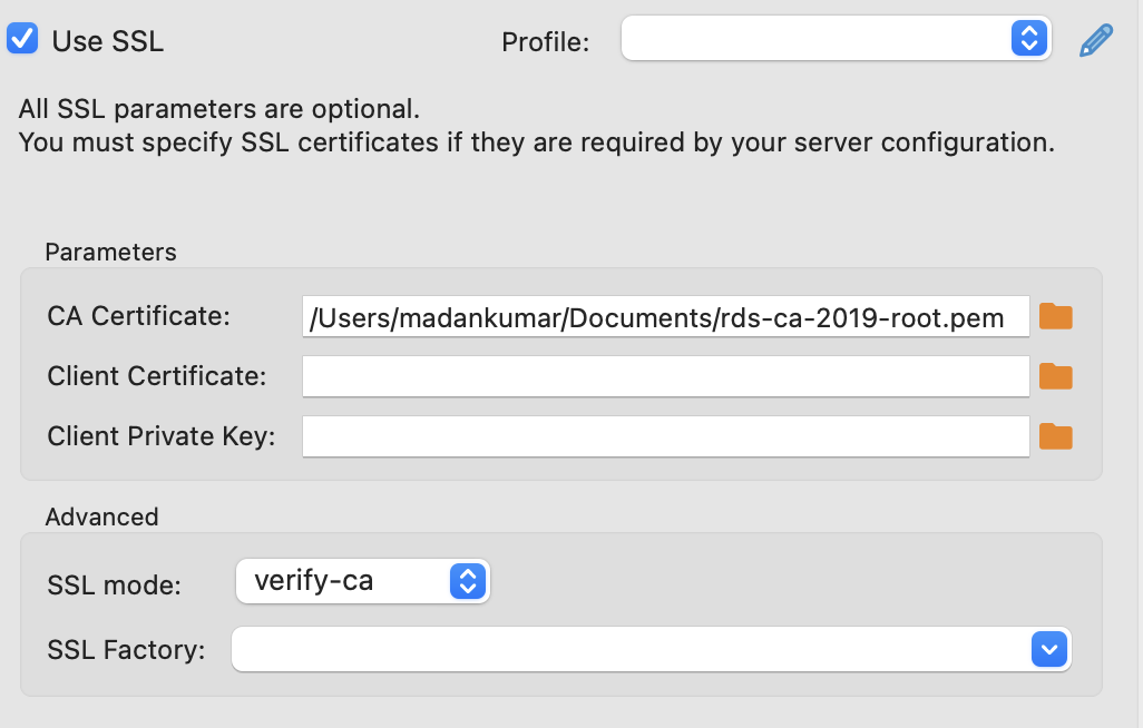 Database access via AWS SSO
