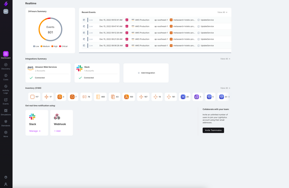 Solving Cloud Complexity at Wego with Lightlytics